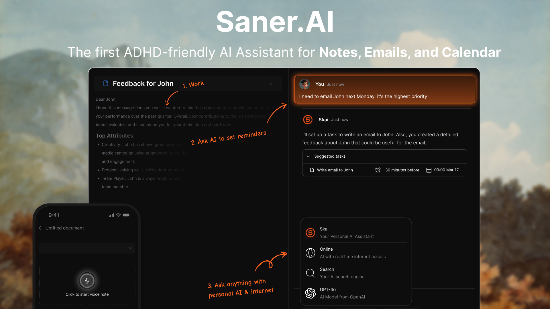 7 Free AI Assistants to Boost Productivity in 2025 | Saner.AI - AI Personal Assistant for ADHD ...